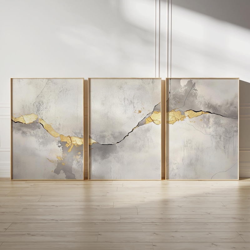 Kintsugi Print Digital - Etsy