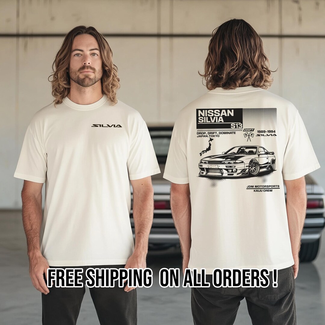 JDM Nissan S13 SILVIA T-shirt, Car Enthusiast Tee, Street Racing ...