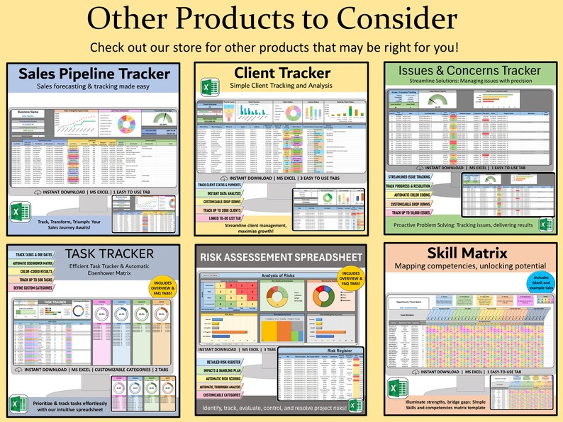 Project Cost Tracker Spreadsheet, Excel Expense and Income Tracking ...