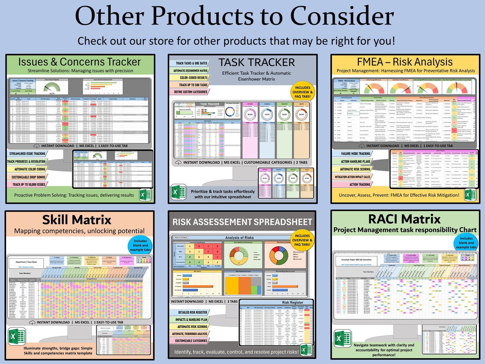 Action Item Tracker Spreadsheet, Excel To-do List and Task Tracking ...