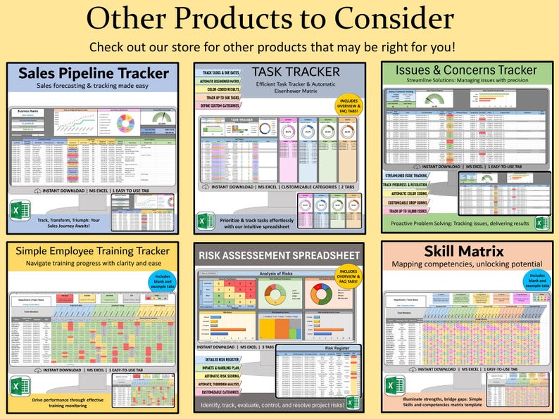 Client Tracker Spreadsheet for Small Businesses, Excel CRM Management ...
