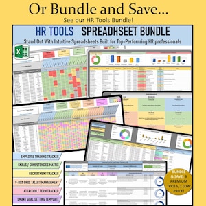 Training Tracker Spreadsheet, Excel Employee Training Matrix, HR ...