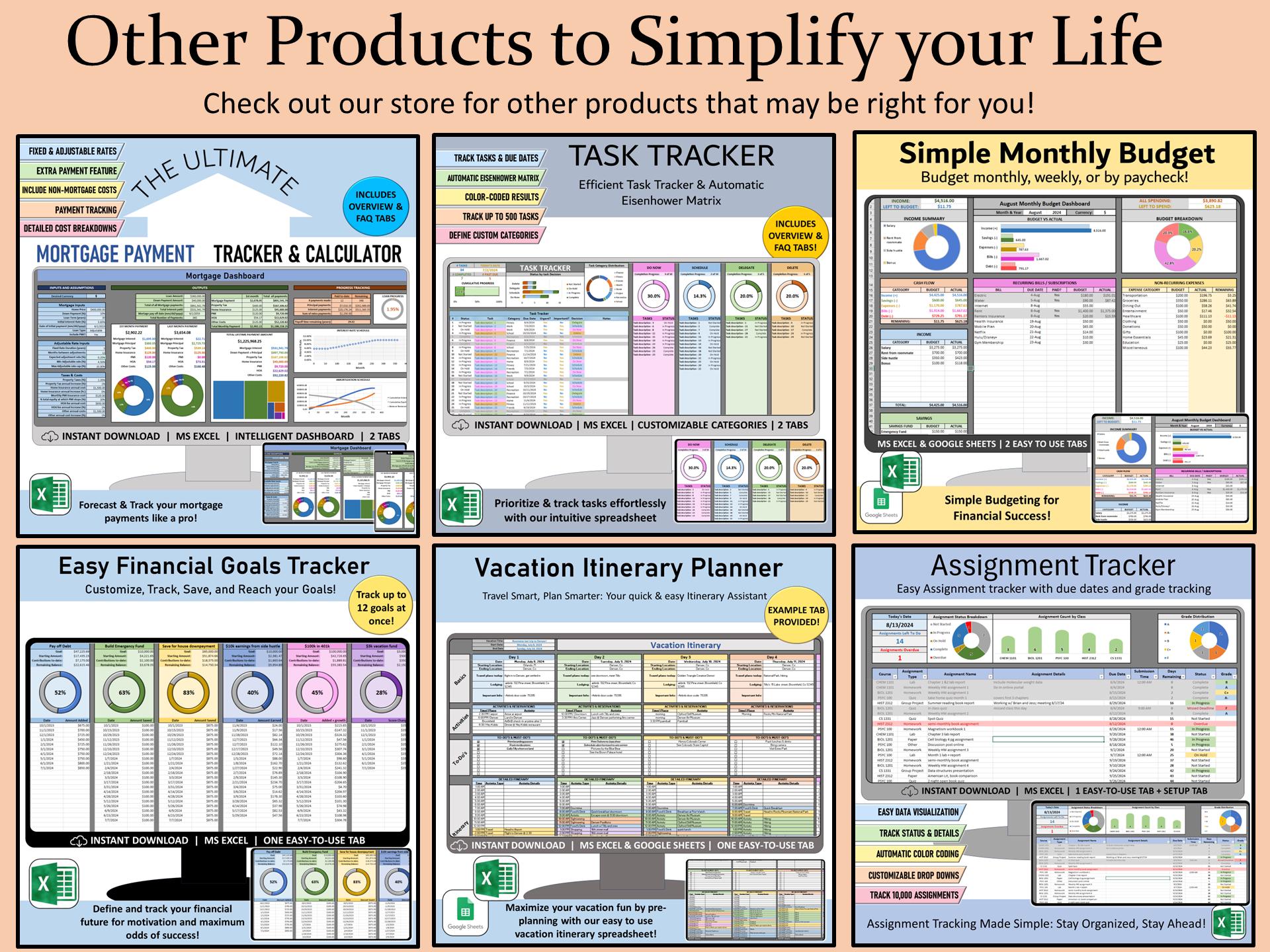 Tax Deduction Tracker Spreadsheet, Google Sheets Itemized Expenses ...