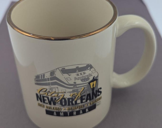 Vintage Amtrak City of New Orleans Railroad Ceramic Mug Railroadiana - Etsy