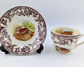 1959 Tea Cup and Saucer Queen Elizabeth and Prince Phillip of England ...