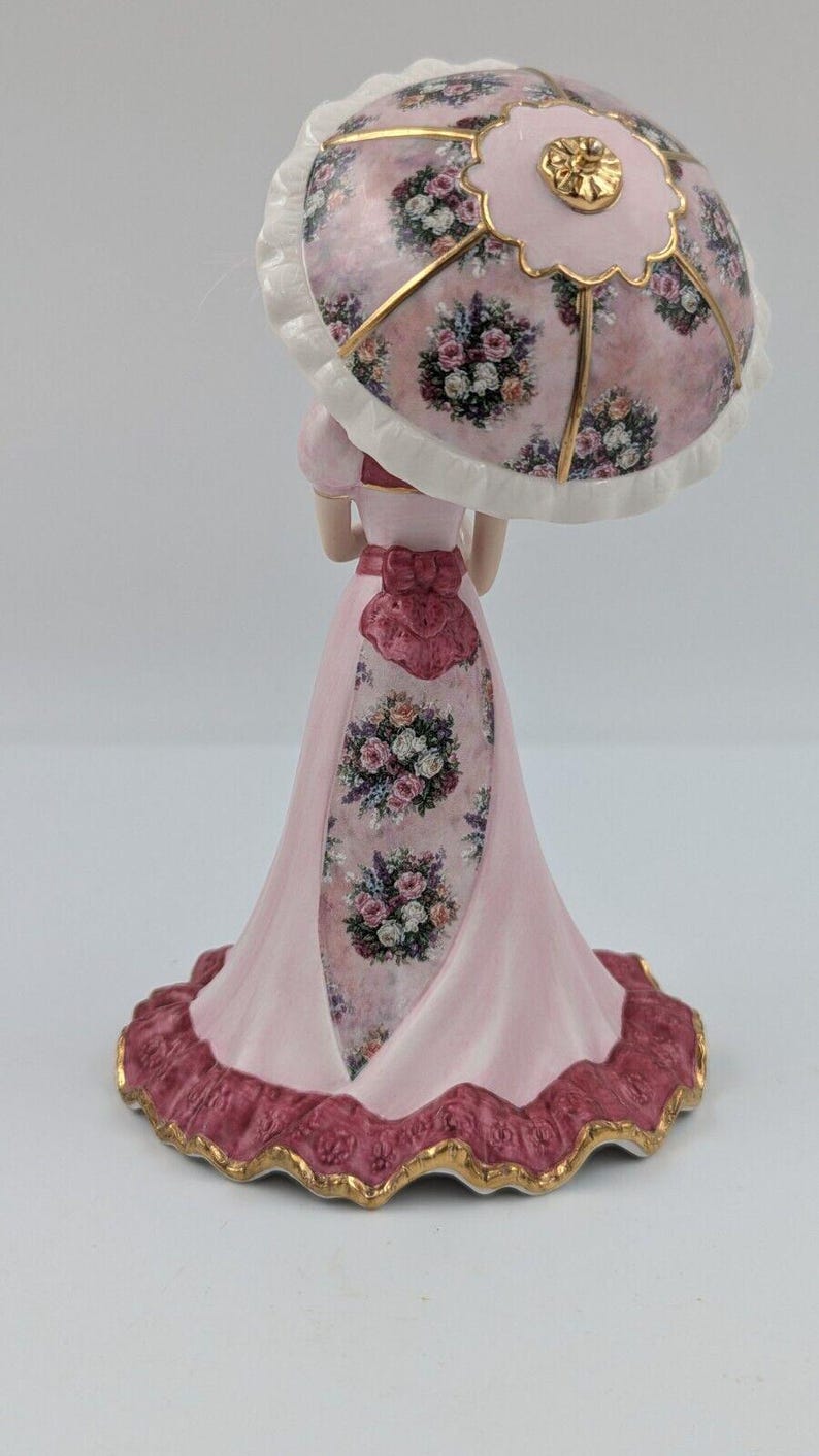 Lena Liu Elegant Porcelain Figurine Bell Stroll in the Park the ...