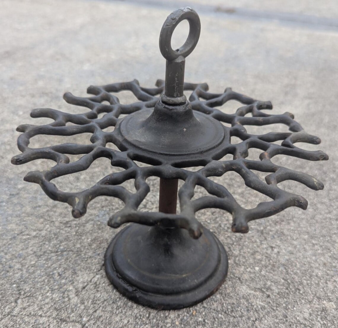 Vintage Cast Iron Rotating Desktop Stamp Holder - Etsy