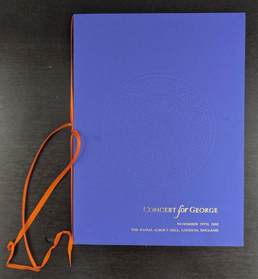 GEORGE HARRISON Concert for George 2002 London UK Concert Programme ...