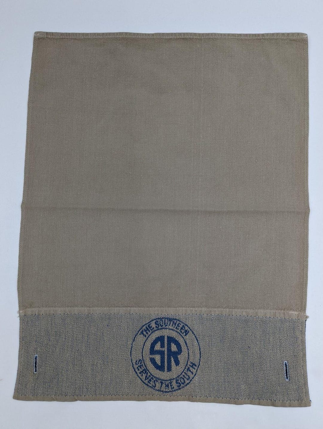 Southern Railroad Train Seat Cloth Headrest Cover -the Southern Serves ...