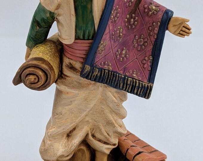 1998 Fontanini Heirloom Nativity Village Figure Thomas the Rug Merchant ...