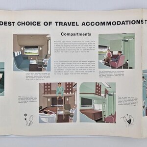 Vintage Railroad Modern Travel by Pullman Single Sheet Advertising ...