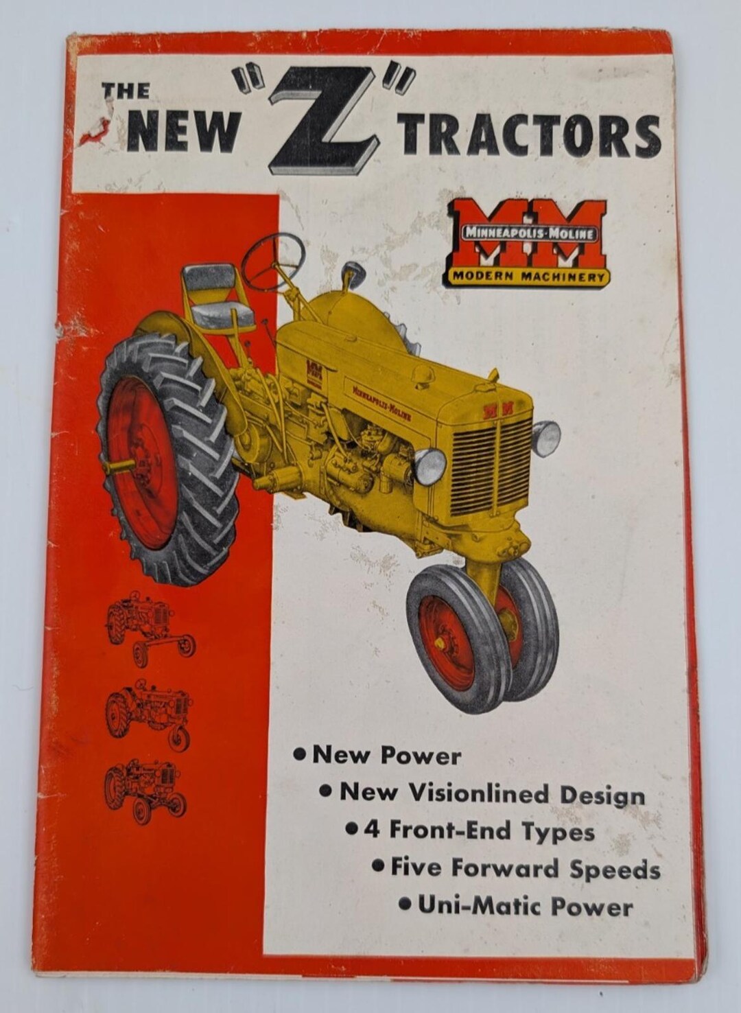 Minneapolis Moline MM the New Z Tractors Sales Brochure Booklet - Etsy