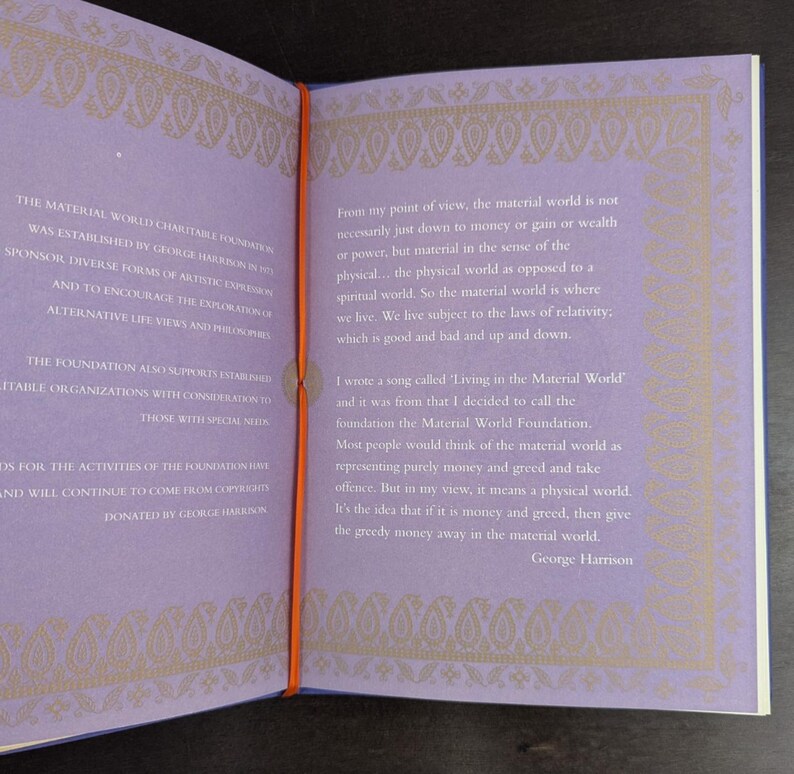 GEORGE HARRISON Concert for George 2002 London UK Concert Programme ...