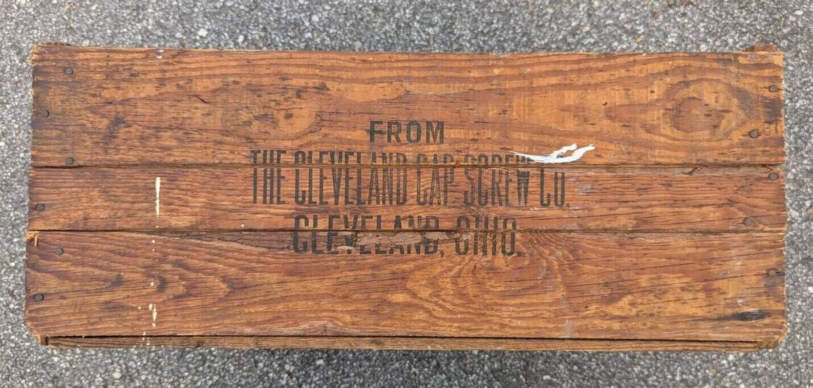 The Cleveland Cap and Screw Wooden Crate - Etsy