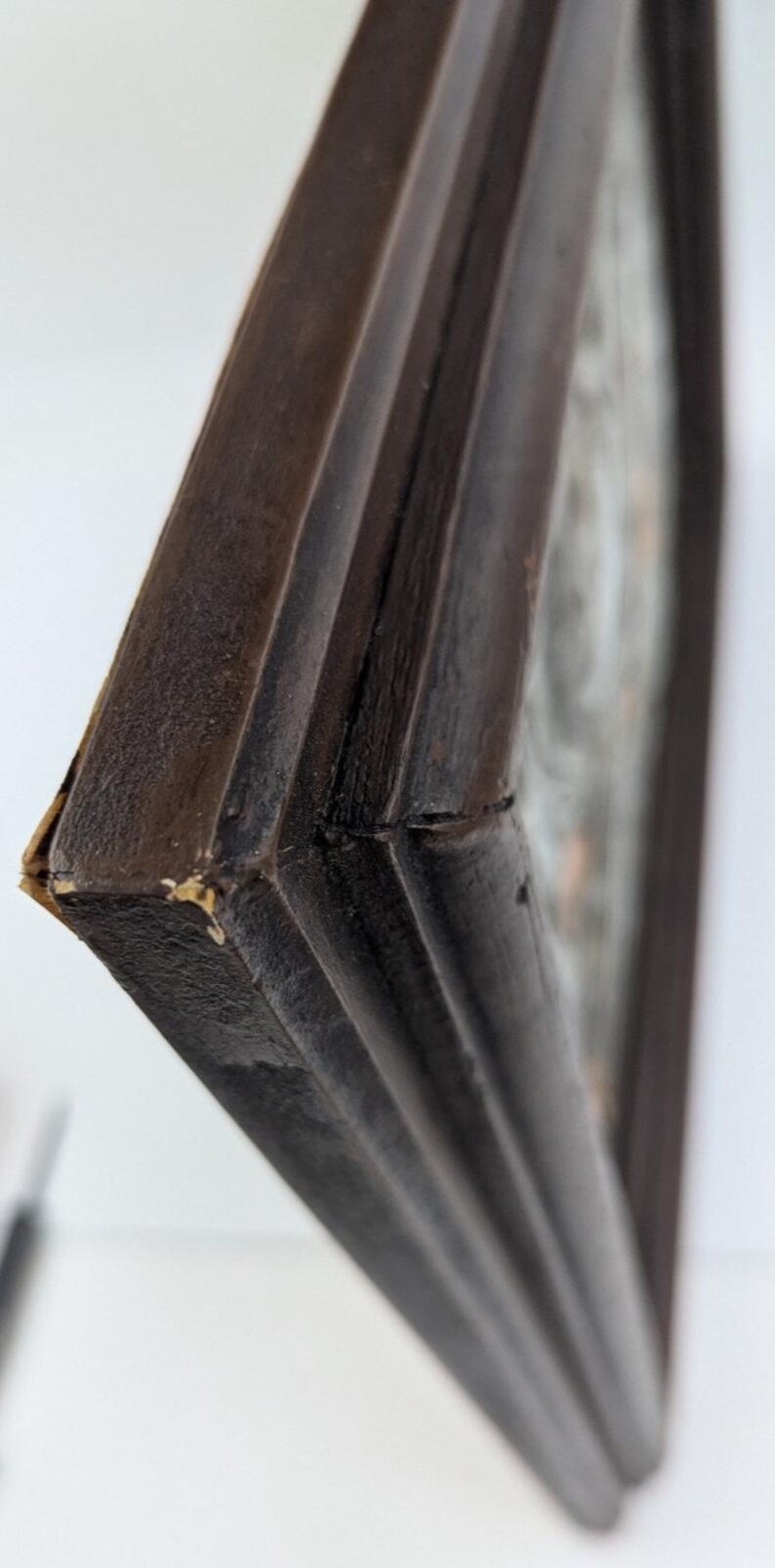 Vintage Orthodox Saint George Slaying Dragon Raised Riza Icon Large 16. ...