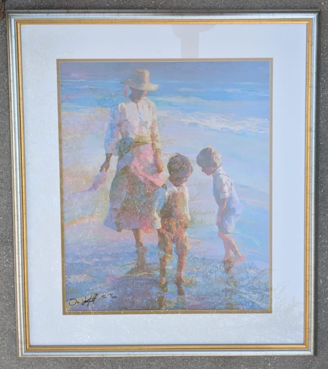 Don Hatfield Dancing in the Sand LE off Set Lithograph With COA Framed ...