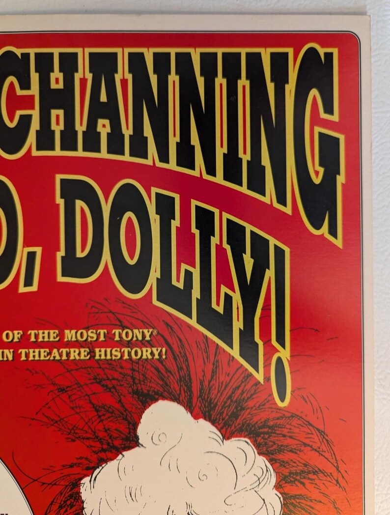 Vintage HELLO, DOLLY! Broadway Poster Carol Channing 22' X 14" - Etsy