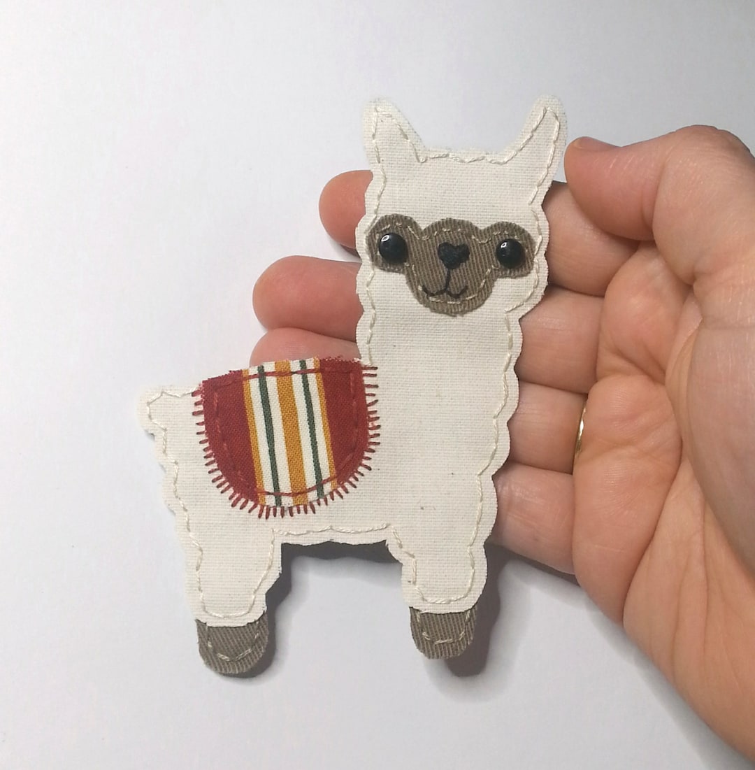 Alpaca Applique, Alpaca Patch, Fabric Alpaca, Llama, Alpaca ...