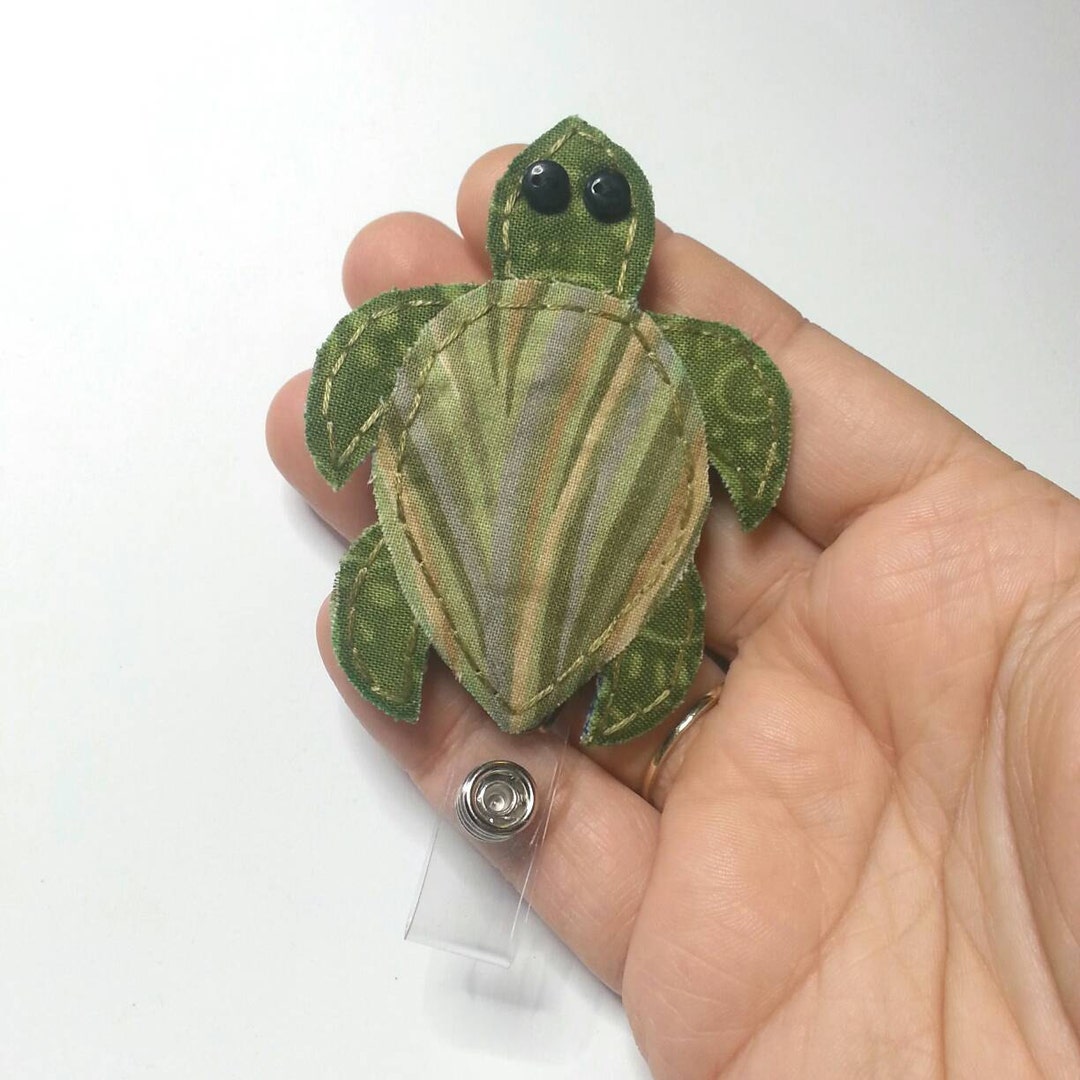 Sea Turtle Badge Reel,turtle Badge Reel,badge Card Holder,turtle ...