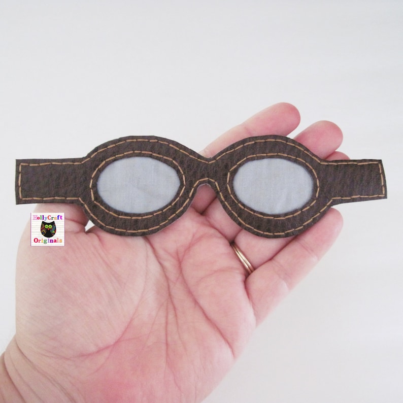 Aviator Goggles Applique Aviator Goggles Patch Fabric - Etsy