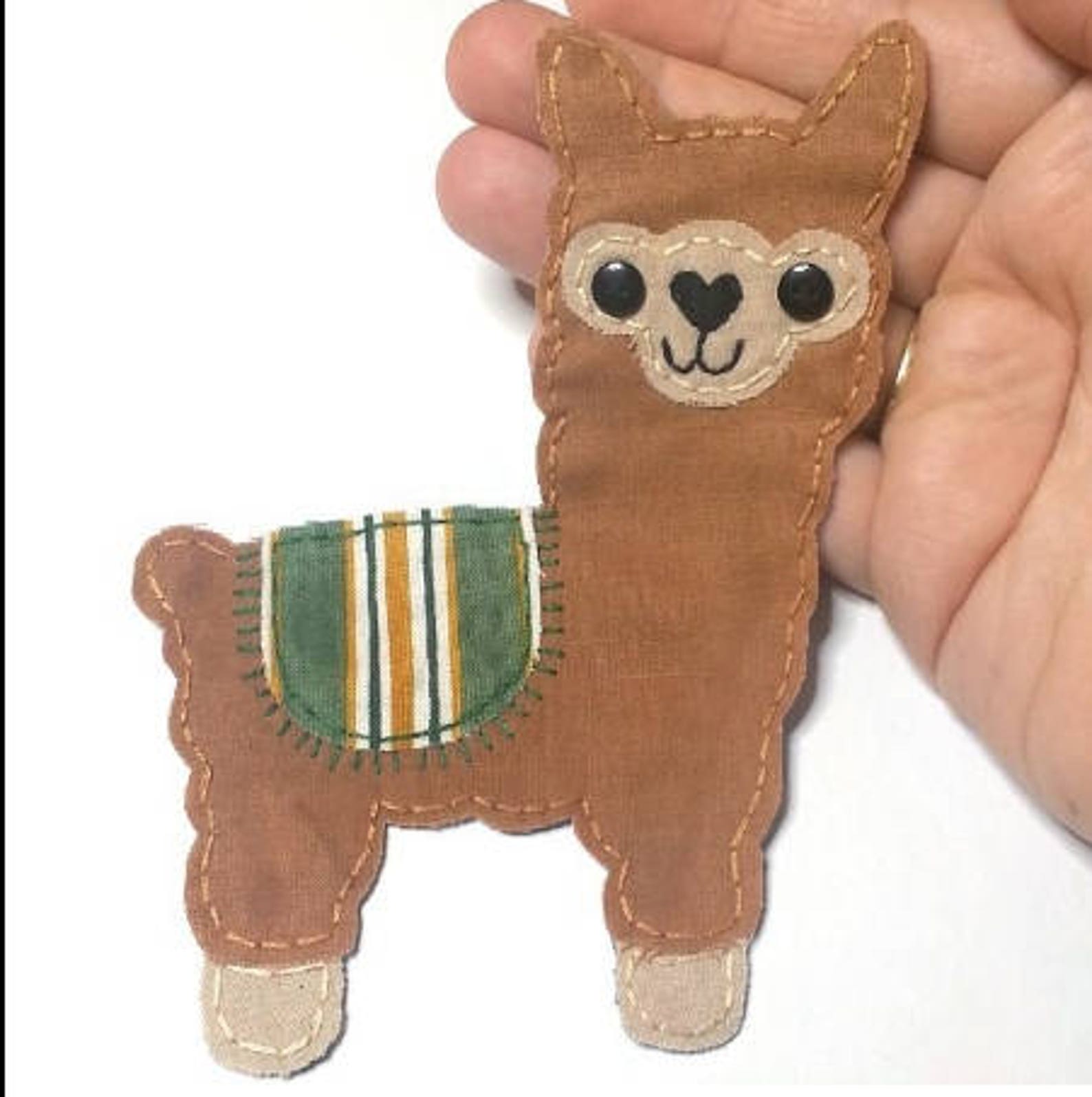 Alpaca Applique Alpaca Patch Fabric Alpaca Llama Alpaca - Etsy