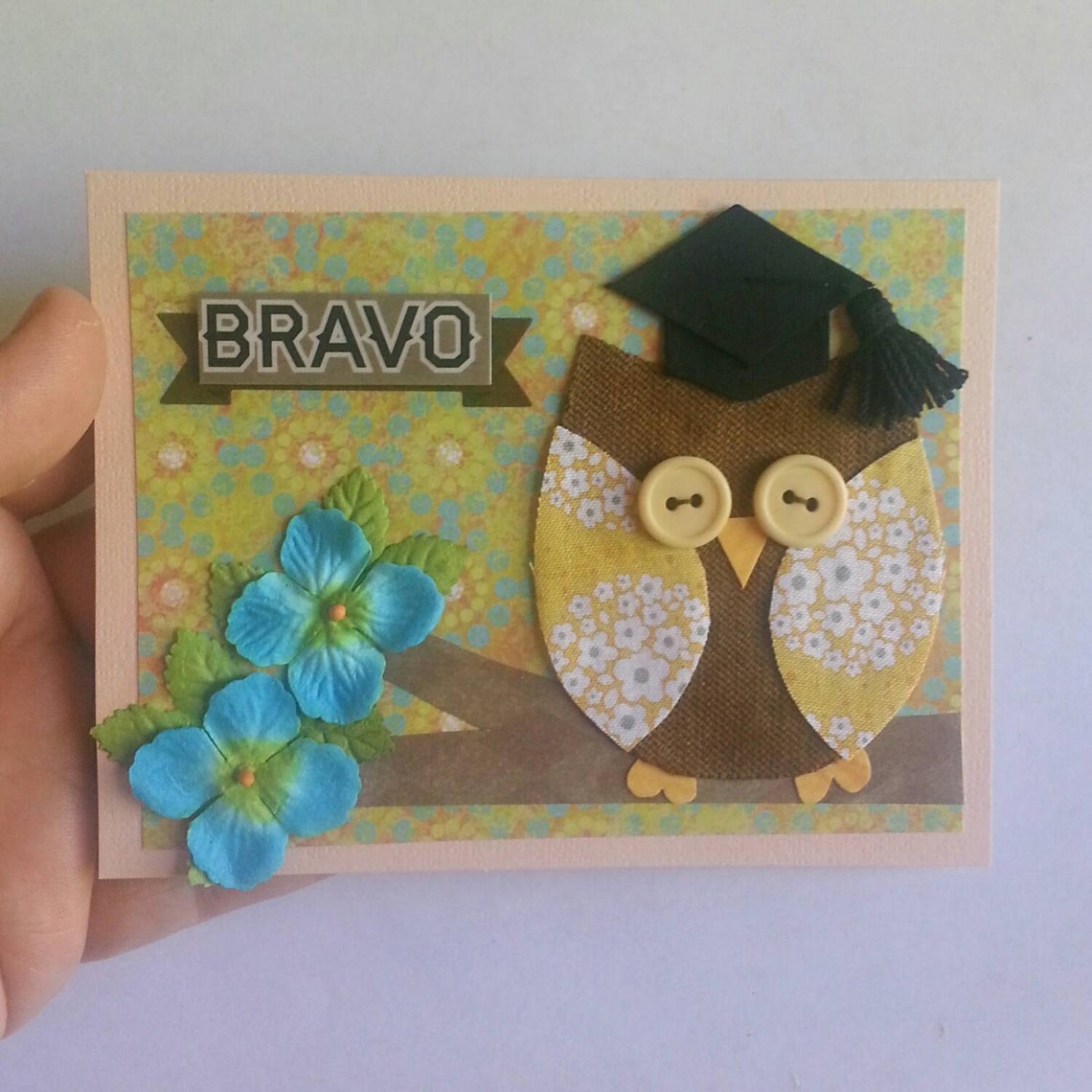 Graduation Card, Class of 2026, Owl Graduation Card, Congratulations ...
