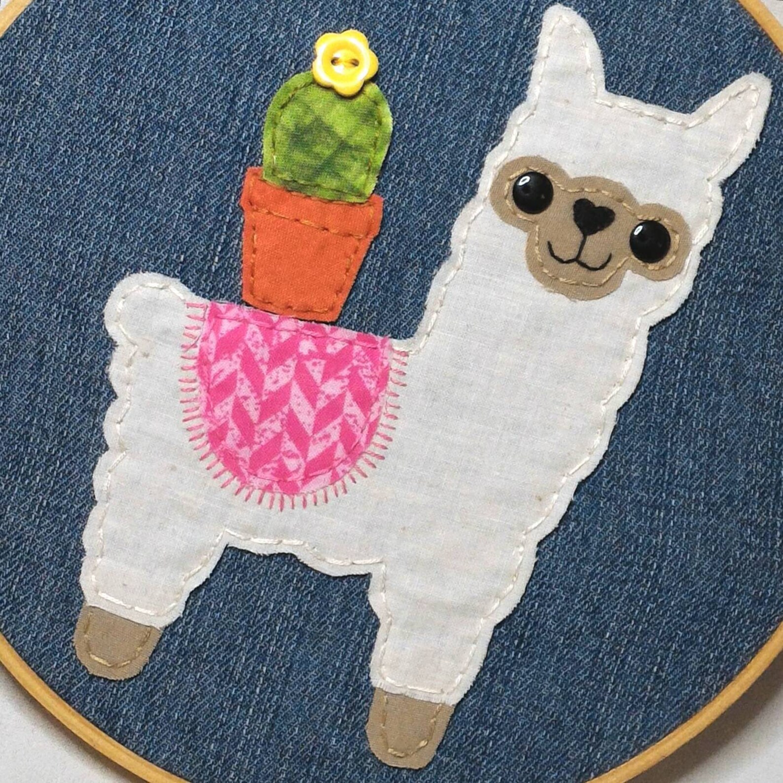 Alpaca Applique Alpaca Patch Fabric Alpaca Llama Alpaca - Etsy