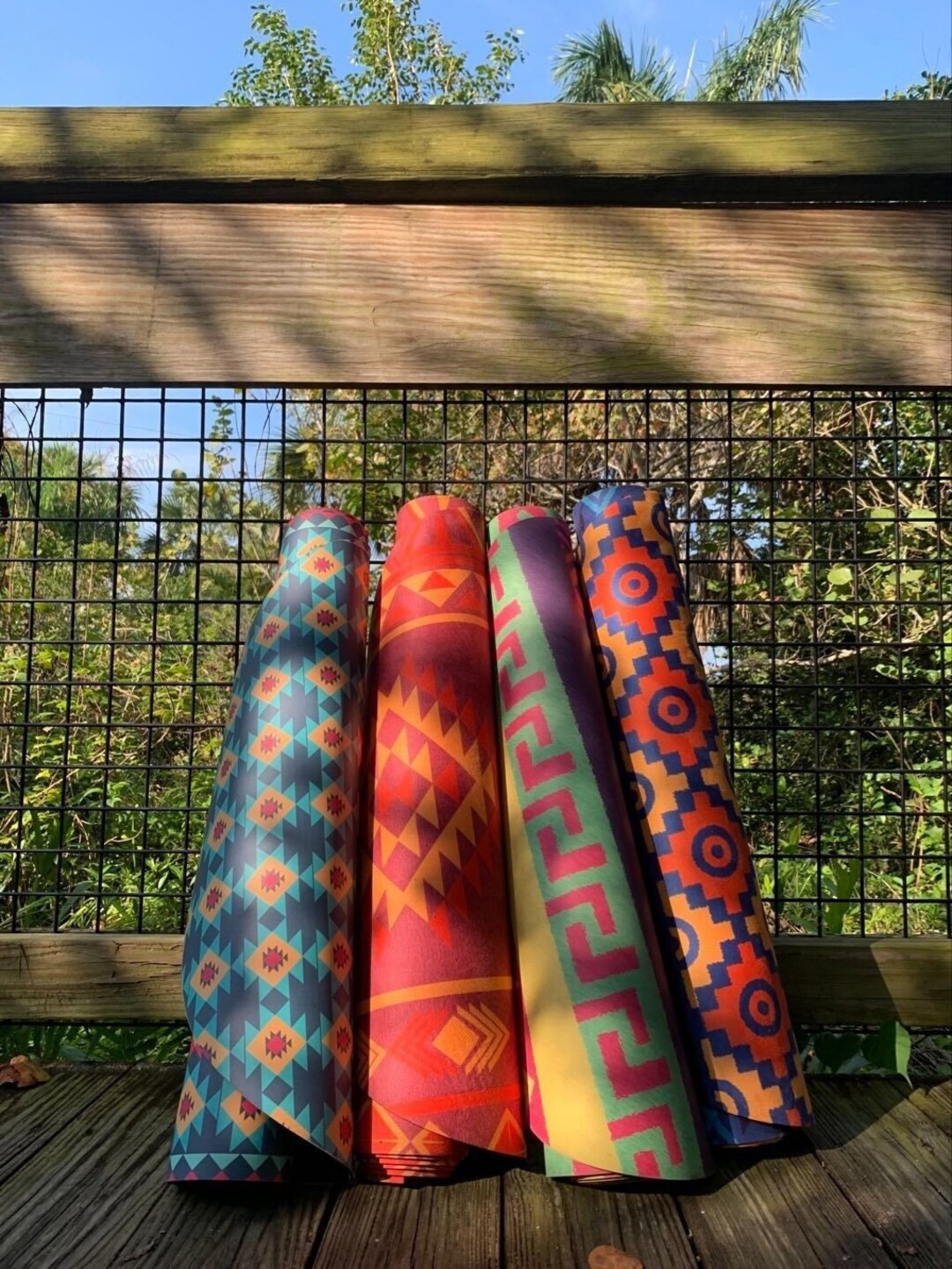 EXTRA LONG and Unique Peruvian Inspired Yoga Mats. Non-slip, Eco ...