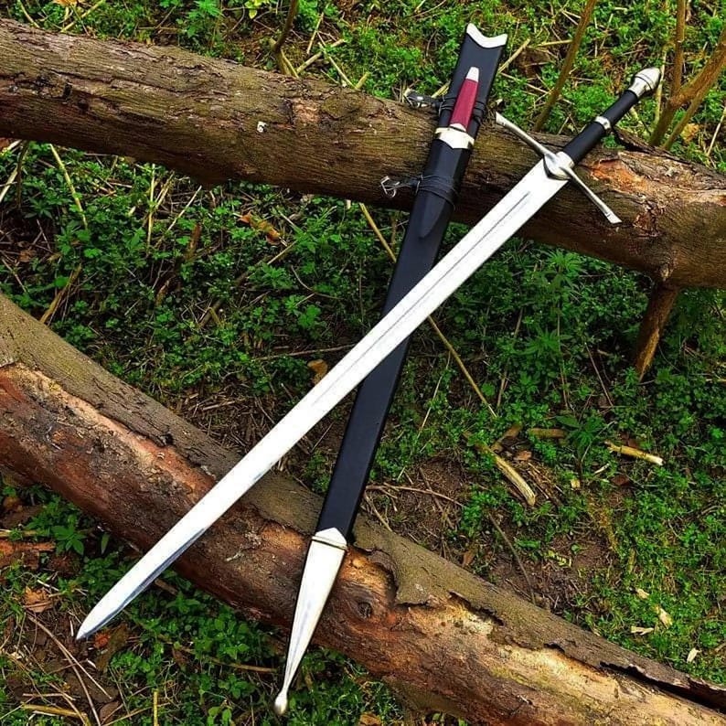 The King Aragorn Sword With Scabbard Master Sword of Replica Epic ...