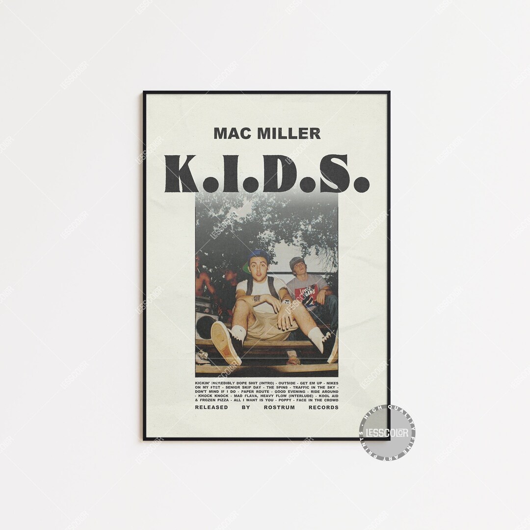 Mac Miller Posters / KIDS Poster / Album Cover Posters / Poster Print ...