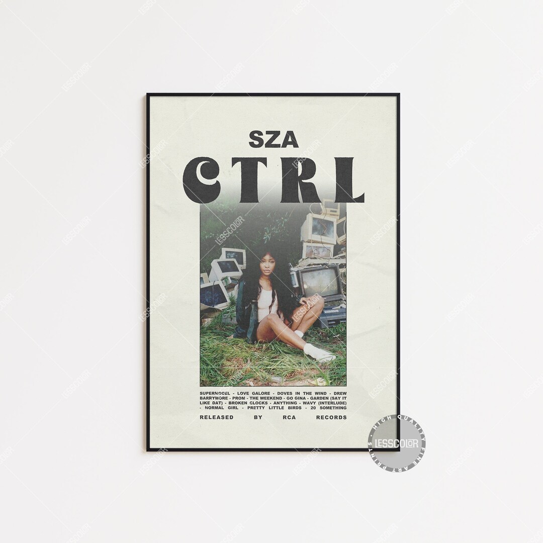 SZA Poster CTRL Poster SZA Tracklist Album Cover Poster / Album Cover ...