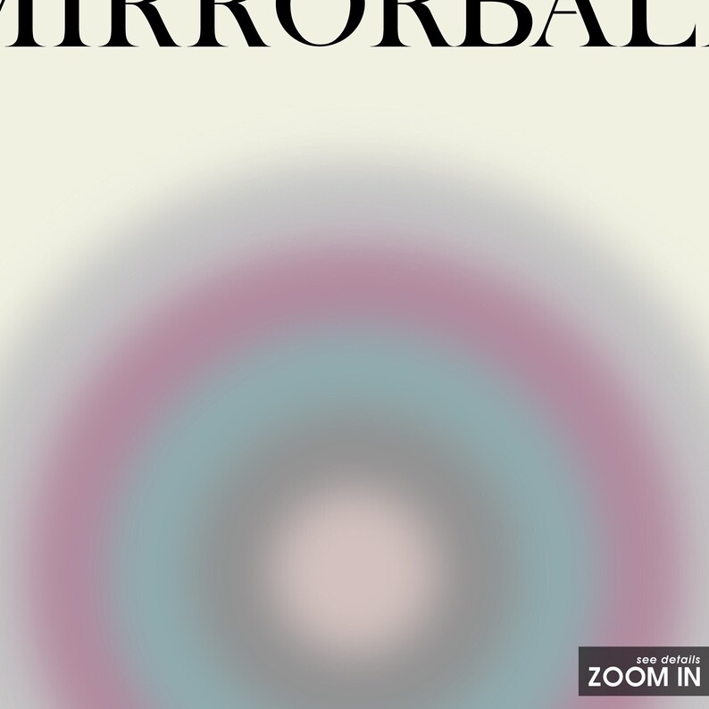 Taylor Swift Posters /mirrorball Poster / Album Cover Poster, Gradient ...