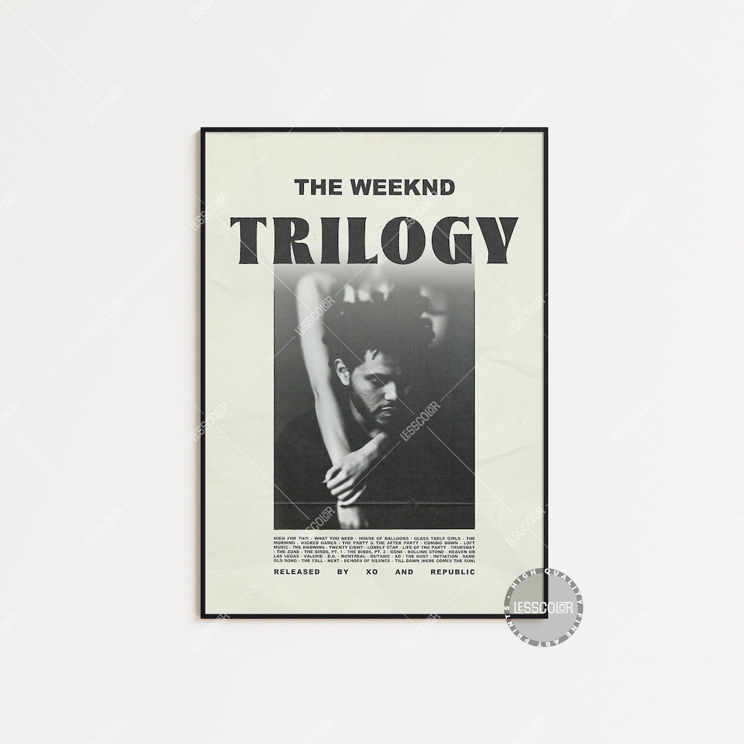 The Weeknd Posters / Trilogy Poster / the Weeknd, Trilogy, Album Cover ...