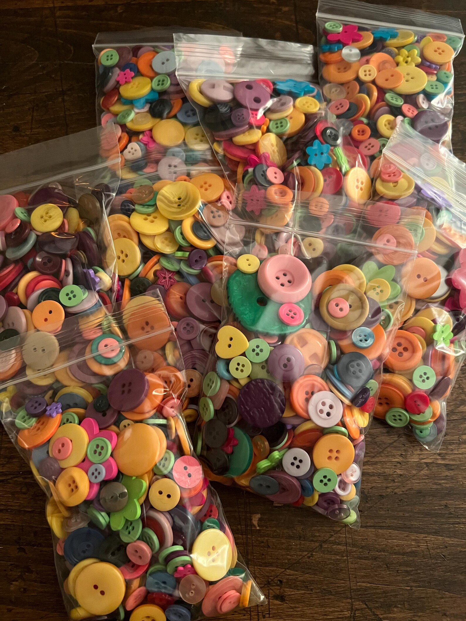 STASH SALE Plastic Buttons - Etsy