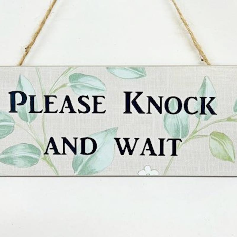 Please Knock - Etsy