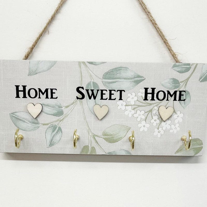 Home Sweet Home Key Holder - Etsy