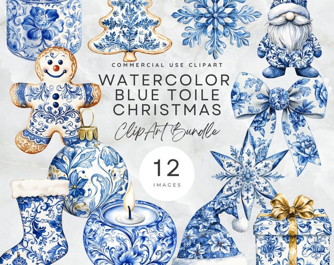 Blue Christmas Clipart of Winter Ornaments in Transparent PNG With ...
