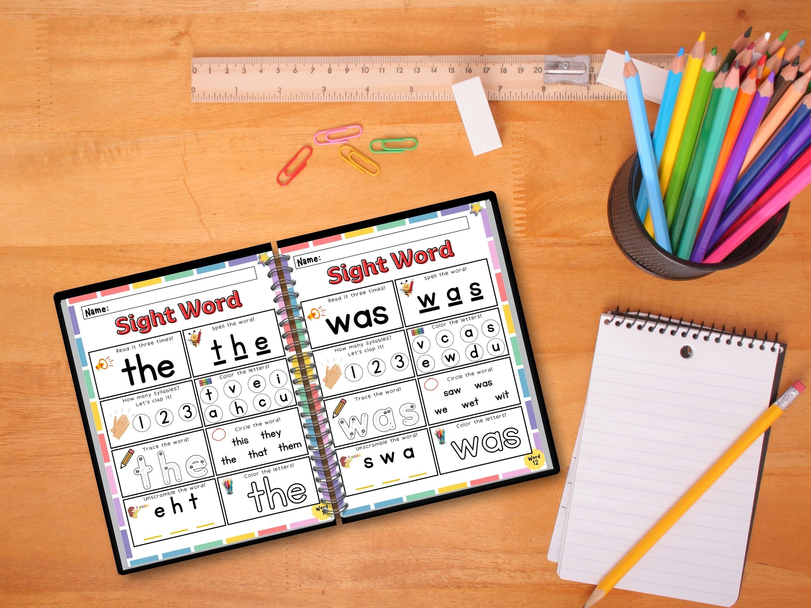 100 Printable Sight Word Worksheets for Kindergarten 1st-grade Students ...