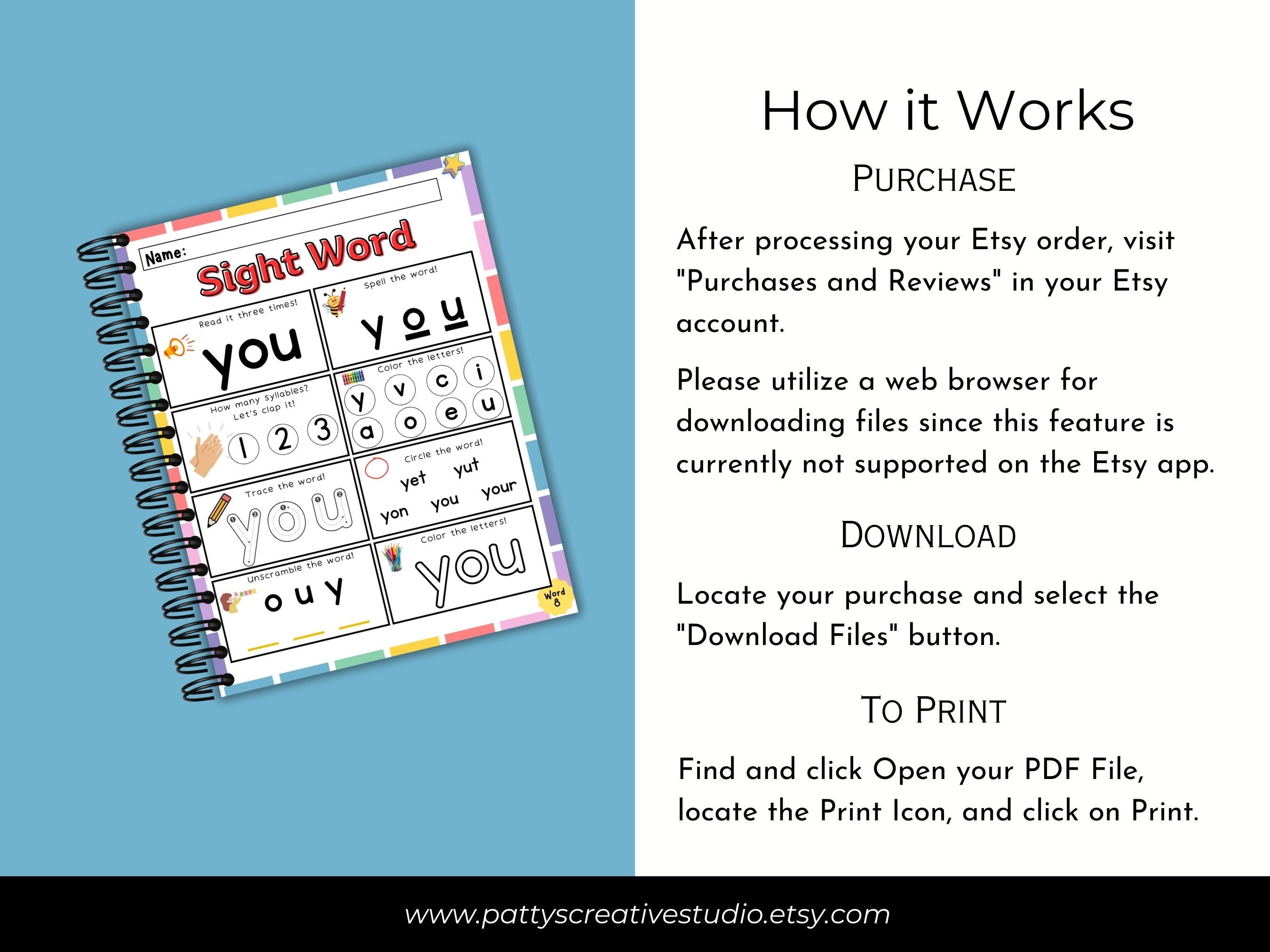 100 Printable Sight Word Worksheets for Kindergarten 1st-grade Students ...