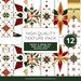 Christmas Star Digital Paper Seamless Holiday Digitial Wrapping Paper ...