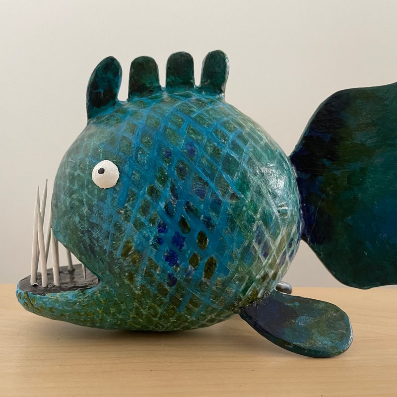 Paper Mache Fish - Etsy