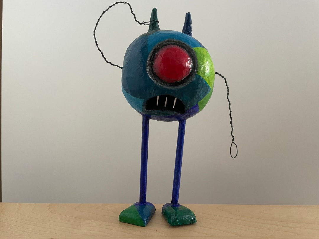 Hugo - Monster Made of Styrofoam and Papier-mâché - Etsy