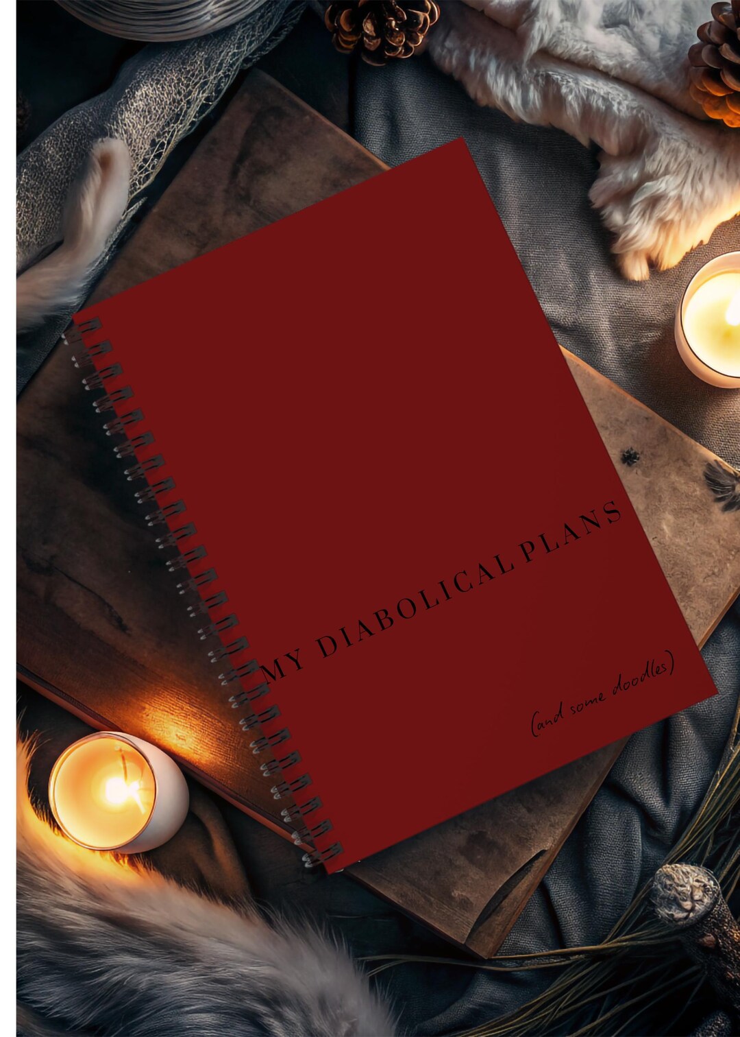 My Diabolical Plans Spiral Notebook | Perfect for Planning, Journaling ...