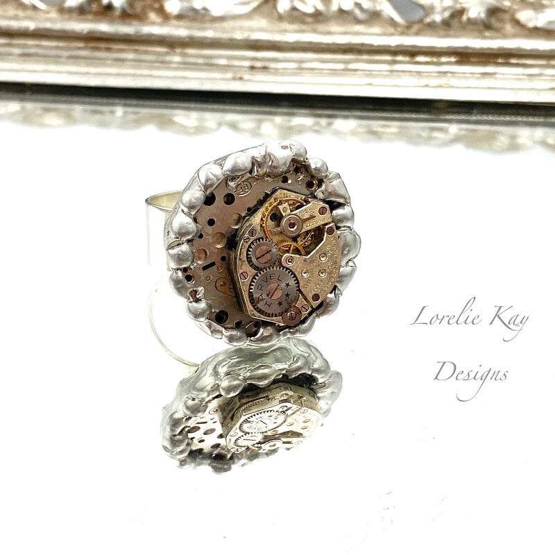 Watch Movement Ring - Etsy