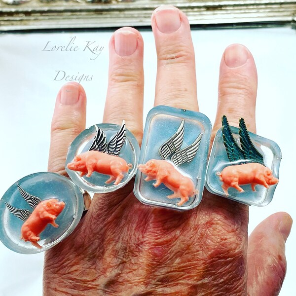 Pig Ring - Etsy