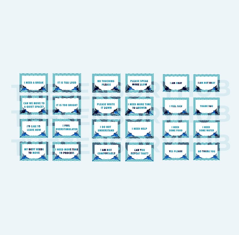 SHARK Printable Communication Cards | Sharks | Visual AAC Tool for All ...