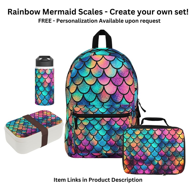 Mermaid Backpack - Etsy