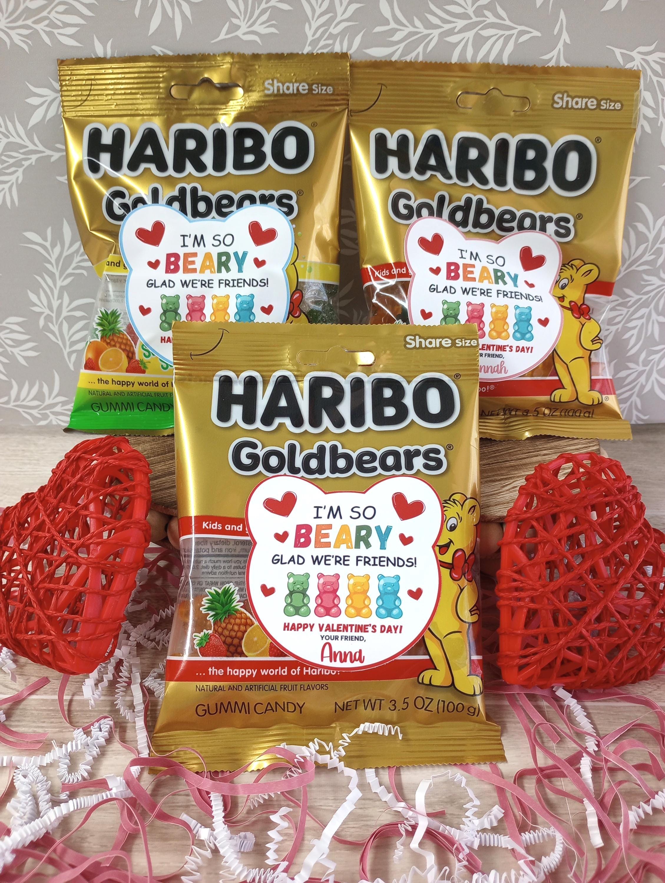 Gummy Bear Sticker for Valentine Exchange Favor Classmates Vday Teddy ...