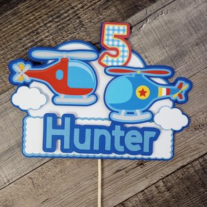 Helicopter Birthday Party Aviation Themed Helicopter Cake Boy Bday ...