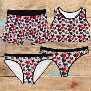 Couples Matching Underwear Set for Anniversary Valentines Gift Matching ...